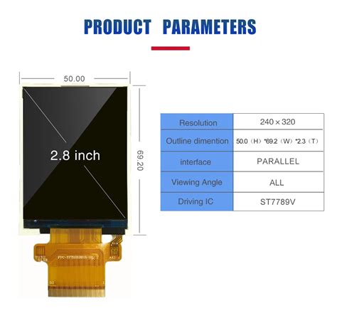 Inch TFT Lcd Display Screen Resolution TFT LCD Module