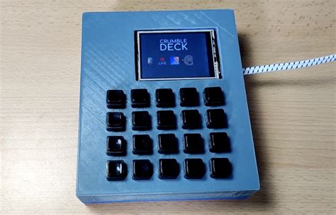 The Crumble Deck Is A Stream Deck Alternative Based On An Arduino Due Arduino Blog