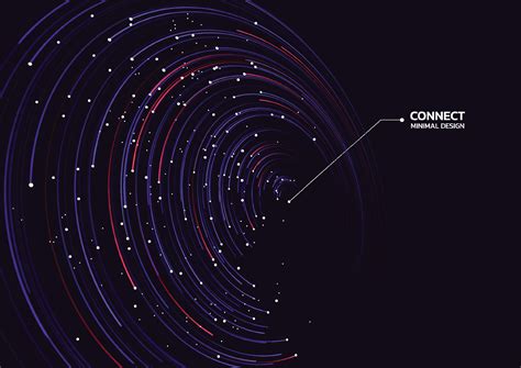 Abstract Technology Background With Big Data Internet Connection