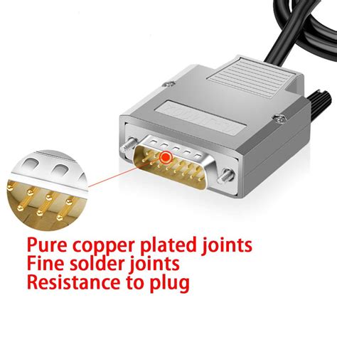 Getuscart Anmbest Db15 Solderless Breakout Connector With 5ft 24awg