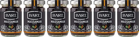 Bart Massaman Paste Jar Sweet Thai Curry Paste Ideal For Lamb Or Beef