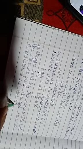 write the voltage equation for l c r series ac circuit using analytical