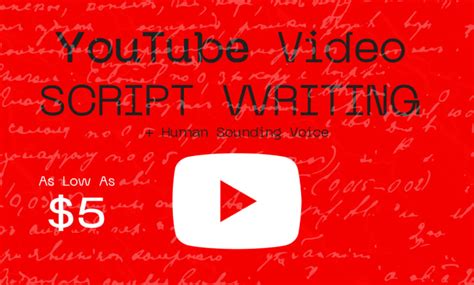 Write Compelling Youtube Scripts For Your Audience By Elmerfernand827 Fiverr