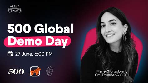 arena games platform on linkedin catch us live at 500 global demo day