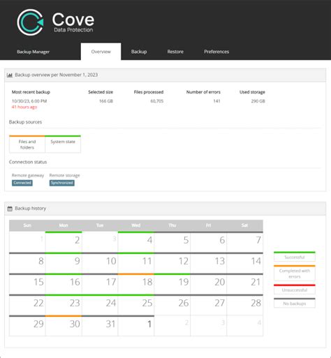 Backup Manager Guide