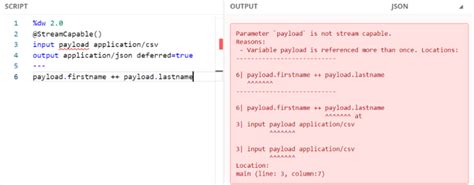 Dataweave Streaming In Mule 4