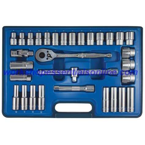 Metric Socket Set 1 2″ Drive 32 Pcs In Case 10 32mm Deep Sockets Signet S13732 Workshop