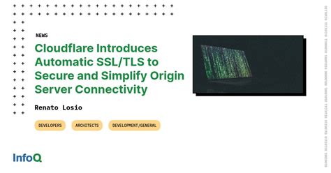 Cloudflare Introduces Automatic Ssltls Settings Infoq Posted On The