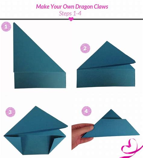 Как сделать когти из бумаги. Пошаговые инструкции + 300 фото