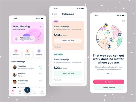 Communication App Ui By Ofspace Ux Ui On Dribbble