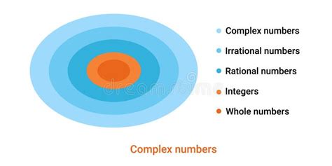 Complex Numbers Round Diagram Mathematical Scheme For Algebraic