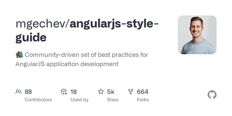 Github Mgechev Angularjs Style Guide Community Driven Set Of Best Practices For Angularjs