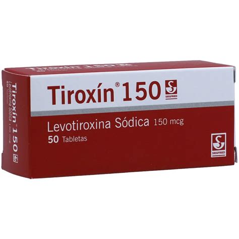 Levotiroxina 150mcg X 50 Hipotiroidismo