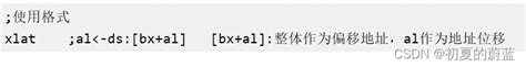 全网最详细汇编指令 数据传输指令（总结）lds指令 Csdn博客