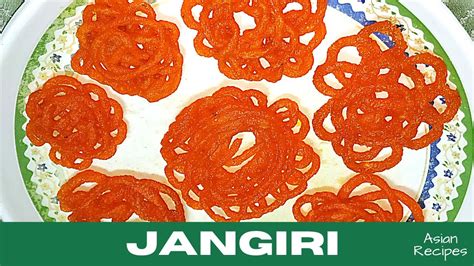 Jangiri Sweet Recipe Youtube