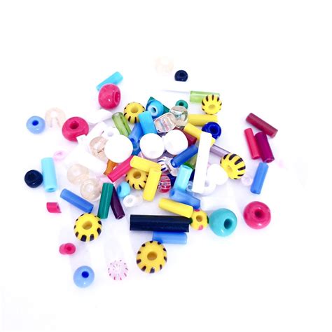 Seed Bugle Bead Striped Mix Various Sizes 4mm 12mm Bead Vault