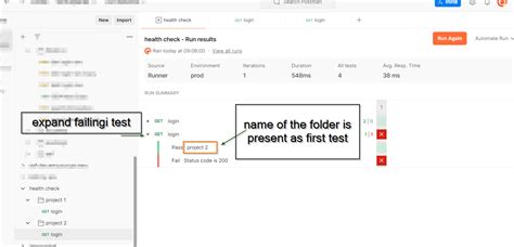 How To Show In Postman Collections Run Results Summary The Name Of The Folders Next To The Name