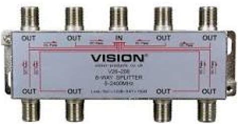 F Type Satellite TV Splitter Way
