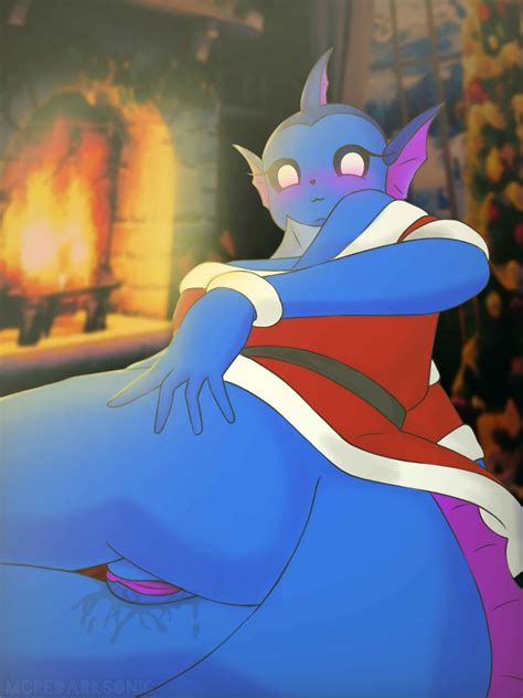Rule 34 Anthro Blue Body Blue Skin Christmas Eeveelution Female