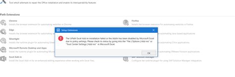 Unable To Add Excel Addin Studio UiPath Community Forum