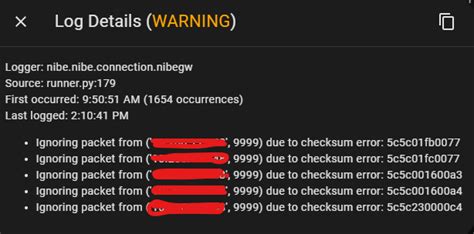 Heatpump Going Into Alarm Mode · Issue 21 · Elupus Esphome Nibe · Github