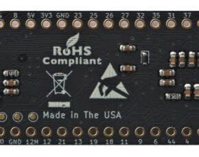 Back Side Of Upduino V Electronics Lab
