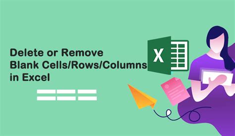 How To Delete Or Remove Blank Cells Rows Columns In Excel