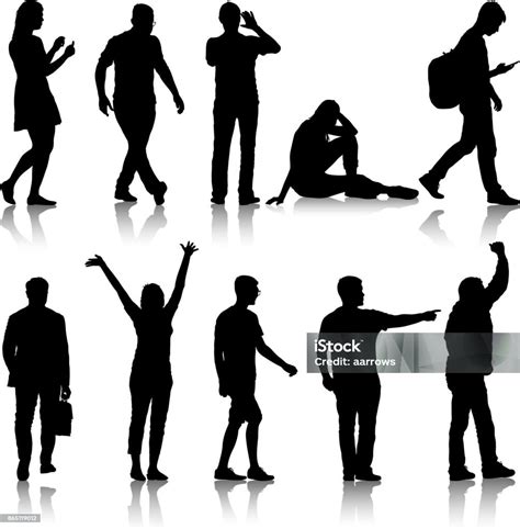 흰색 바탕에 아름 다운 남자와 여자의 검은 실루엣을 설정 합니다 벡터 일러스트 레이 션 실루엣에 대한 스톡 벡터 아트 및 기타 이미지 실루엣 남자 머리 Istock