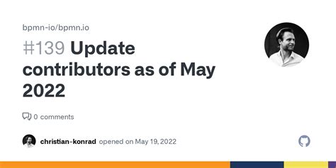 update contributors as of may 2022 · issue 139 · bpmn io · github