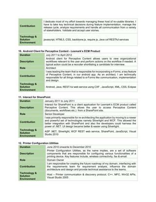Deepan CV July 2016 | PDF