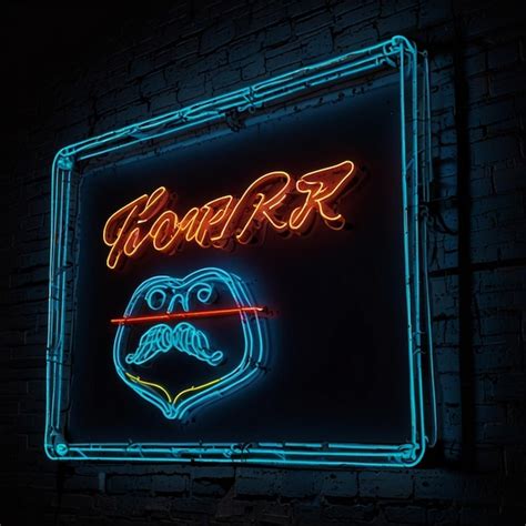 Neon Text Effect Premium Ai Generated Image