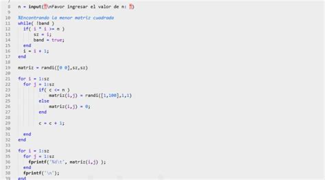 arrays matLab tamaño de matriz aleatoria Tutorias co