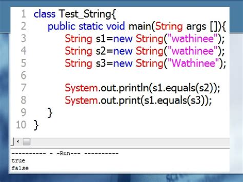 6 Object Class String Encapsulation Object Class String