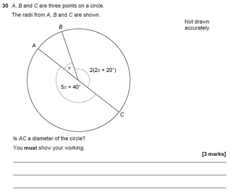 GCSE Maths Circles Sectors And Arcs Past Paper Questions Pi Academy