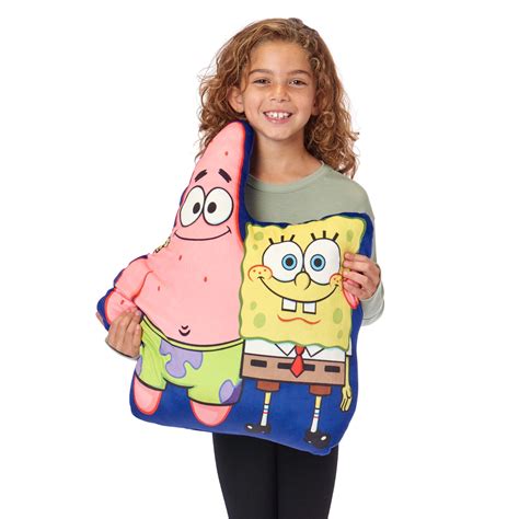 Spongebob Squarepants Best Buds Cloud Pal Pillow 23 X 12 Inches Shop