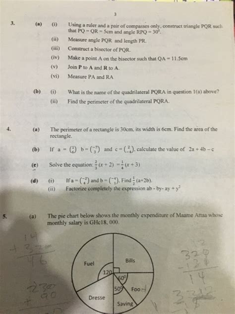 solved 3 3 a 1 using a ruler and a pair of compasses