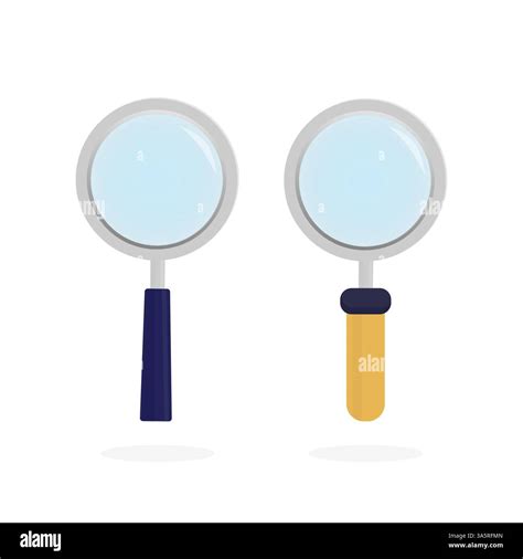 Modern Line Icon With Loupe On White Background For Site Design Flat Style Art Loupe For Site