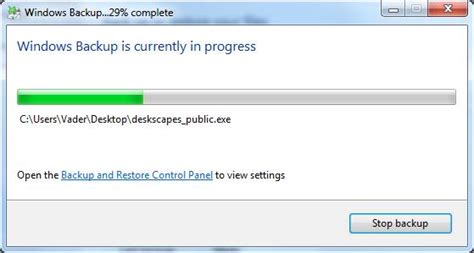 Windows Backup Using Windows 7 Backup Software