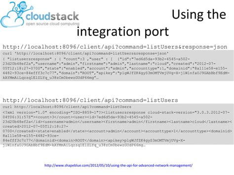 Intro To Cloudstack Api Ppt