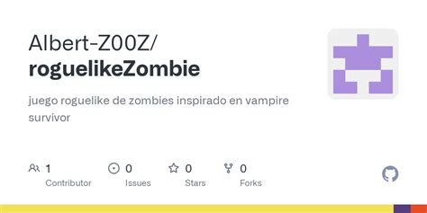 Github Albert Z Z Roguelikezombie Juego Roguelike De Zombies Inspirado En Vampire Survivor