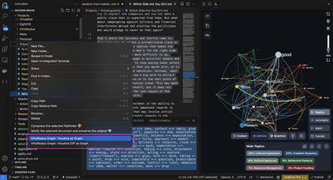 Infranodus Vscode Windsurf Ai Cursor Ai Graph View Extension Nodus Labs Support Center