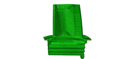 Finite Element Model Of The Turbine Blade Download Scientific Diagram