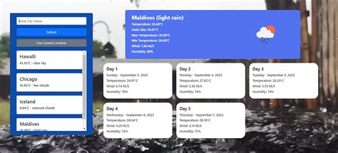 Building A Dynamic Weather App With HTML CSS And JavaScript