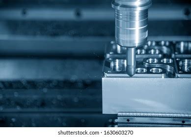Cnc Milling Machine Chamfer Cut Injection Stock Photo Edit Now