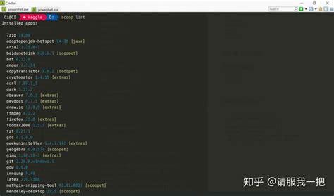 搭建 Windows 统一开发环境（scoop） 知乎