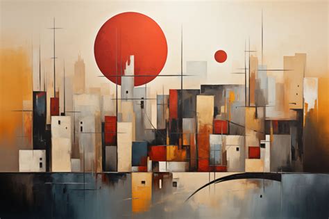 Купить картину Абстрактный закат Искусственый Интеллект в Киеве доступная цена в Украине