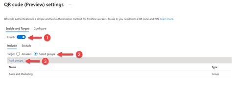 step by step guide how to enable qr code authentication for microsoft
