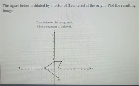 The Figure Below Is Dilated By A Factor Of 3 Centered At The Origin Plot The Resulting I [math]