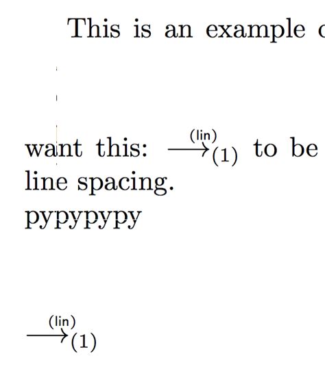 Define A Symbol With Stackrel That Works Inline Without Changing The Height Of The Line TeX