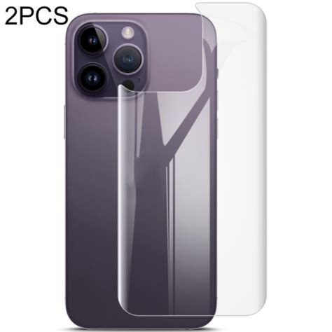 Iphone 14 Pro 2pcs Imak 곡선 하이드로겔 필름 Pnone 백 프로텍터